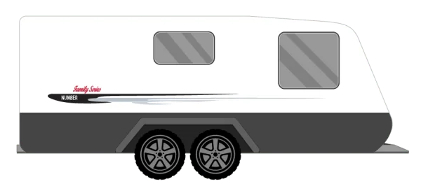 COROMAL FAMILY SERIES STRIP CARAVAN STICKERS | CaravanStickers.com.au